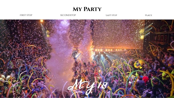 MY PARTY | Genially