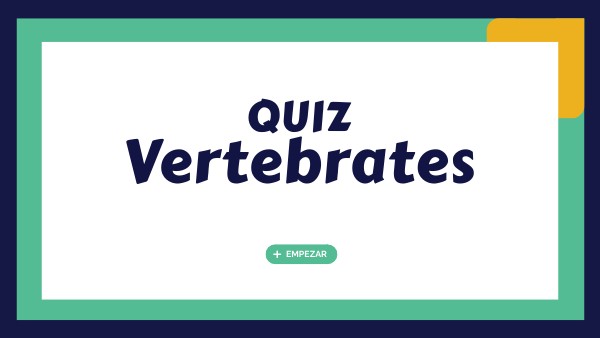 QUIz Vertebrates