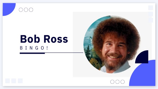 Bob Ross Bingo