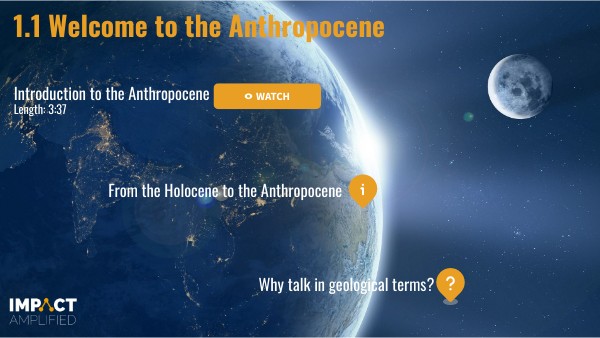 1.1 Welcome to the Anthropocene