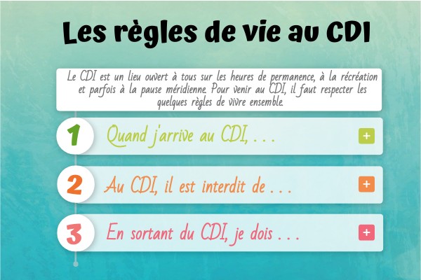 Les règles du CDI