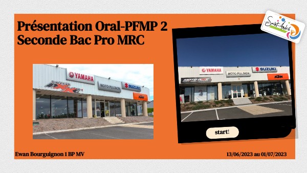 PFMP 2 - Seconde Bac Pro MRC