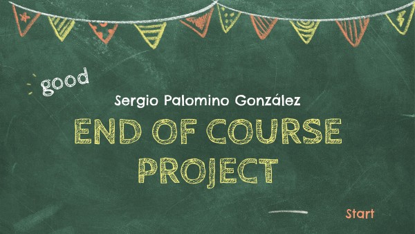 End of course Sergio Palomino