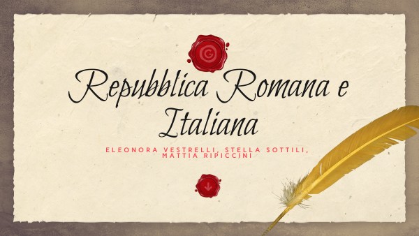 repubblica romana e italiana