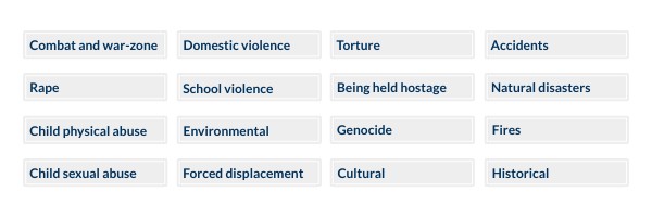 Types of trauma