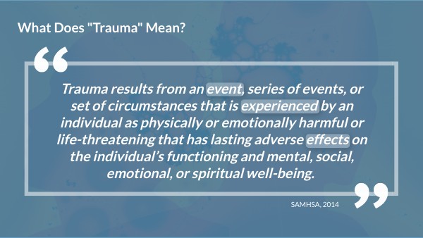 What Does Trauma Mean | Genially