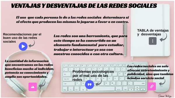 ventajas y desventajas de las redes sociales | Genially