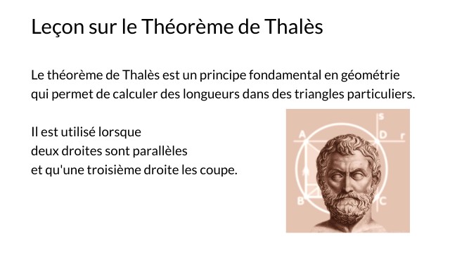 Thales Theorem Presentation | Genially