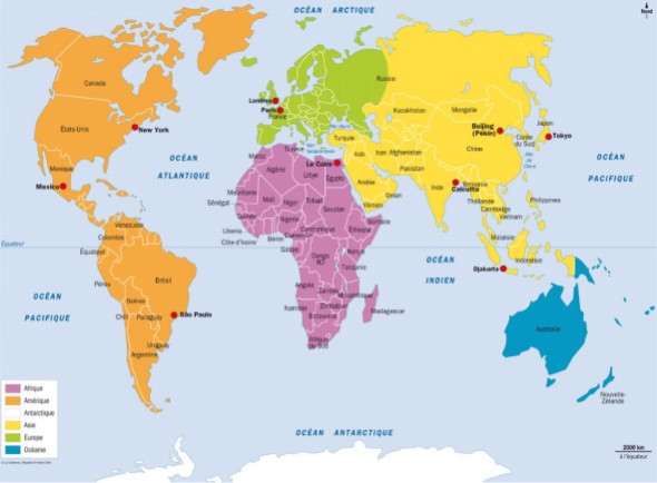 Carte du monde interactive | Genially