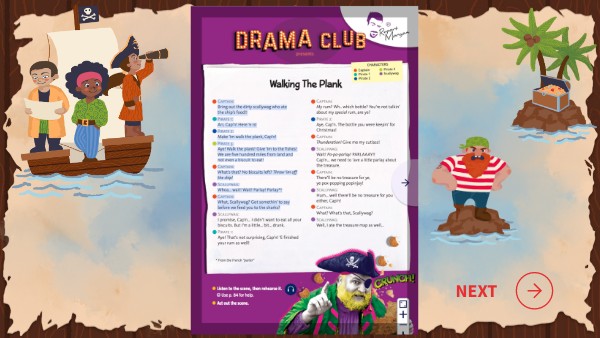 PIRATE DRAMA WALKING THE PLANK