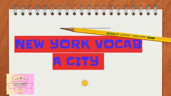 NY VOCAB A CITY