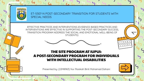 Post Secondary Transition | Genially