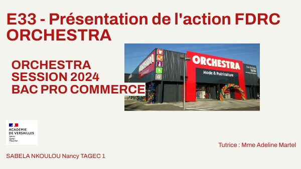 Présentation minimaliste