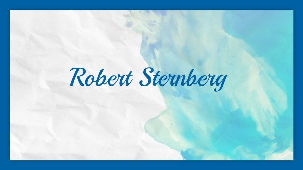 Robert Sternberg | Genially