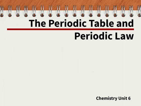 Chem Unit 6 presentation