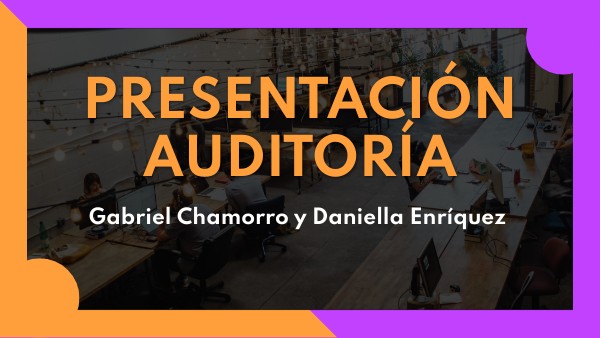 PRESENTACION AUDITORIA | Genially
