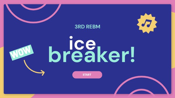 ICE BREAKER (1) - 3rd REBM (NFJPIA R5 - FALLOHARA) | Genially