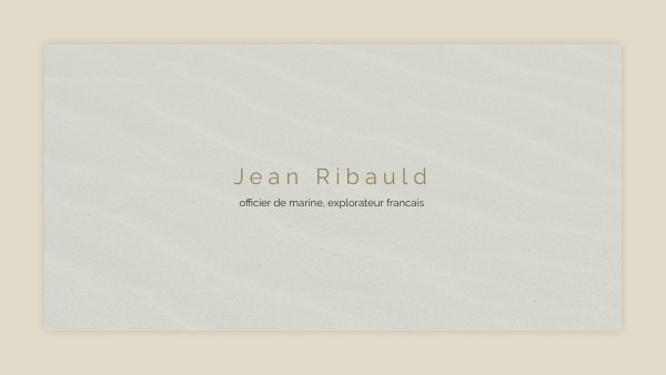 jean ribault | Genially