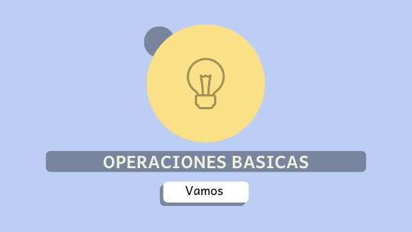 Operaciones basicas