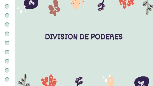 VIDEO-PRESENTACIÓN CREATIVO División de poderes