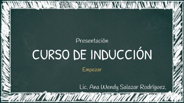 CURSO DE INDUCCIÓN