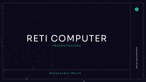 ALESSANDRO MONTI presentazione