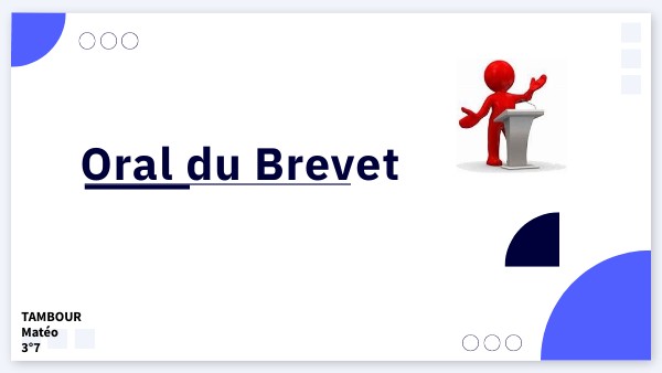 Oral du Brevet | Genially