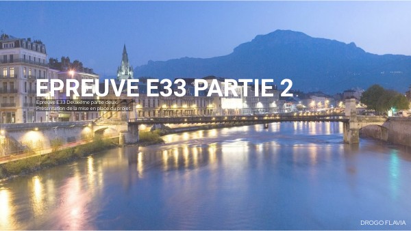 Copie - EPREUVE E33 numéro 2