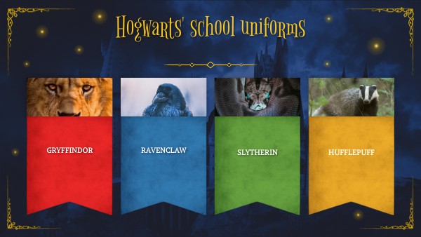 Hogwarts' uniforms | Genially