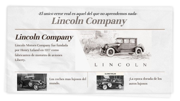 Compañia Lincoln. | Genially