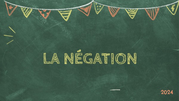 La Négation | Genially