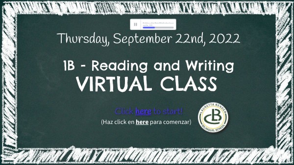 1B - Reading and Writing | Genially