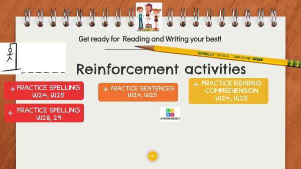 R/W Reinforcement - 2nd Grade | Genially