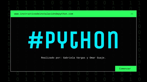 Instructivo de Python | Genially