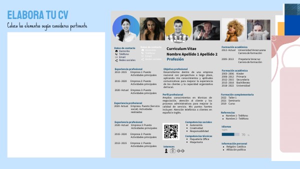 Elabora tu CV | Genially