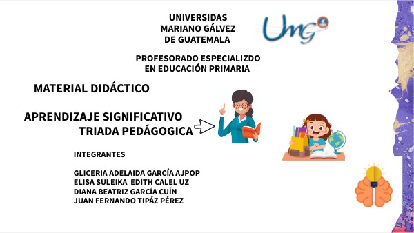 TRIADA - MATERIAL DIDÁCTICO | Genially