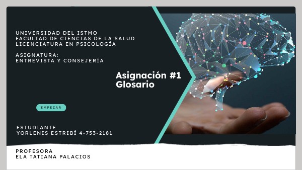 ACT1 GLOSARIO-YORLENIS | Genially