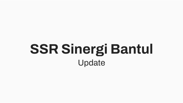 Update SSR Bantul | Genially
