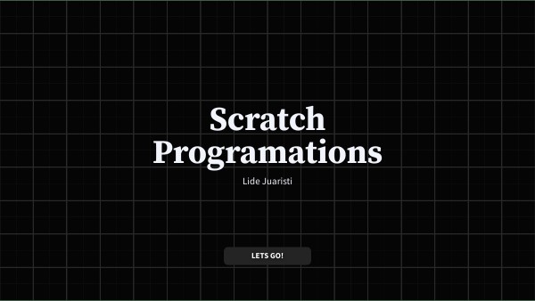 Scratch Programation's presentation - Lide | Genially