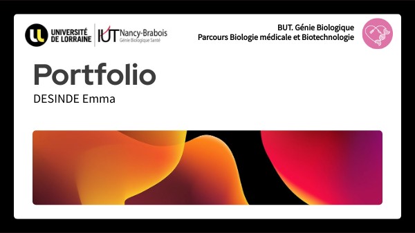 Portfolio Emma Desinde | Genially