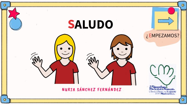 Saludo interactivo | Genially