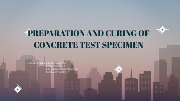 Copy - PREPARATION AND CURING OF CONCRETE TEST SPECIMEN | Genially