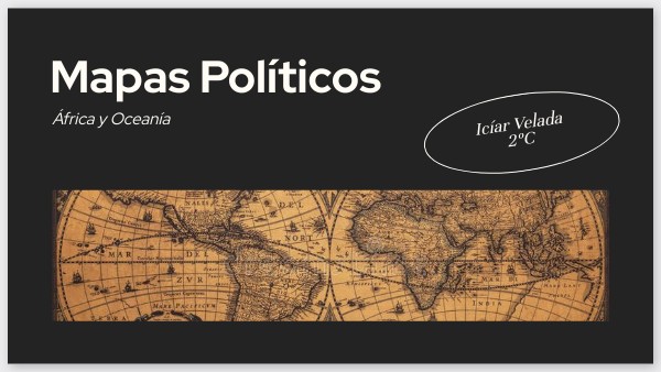 Mapas Políticos De áfrica Y Oceanía Por Icíar V 2ºc