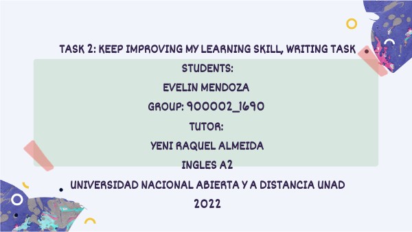 Task 2 WRITING TASK | Genially