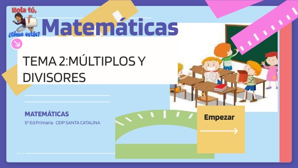 MÚLTIPLOS Y DIVISORES