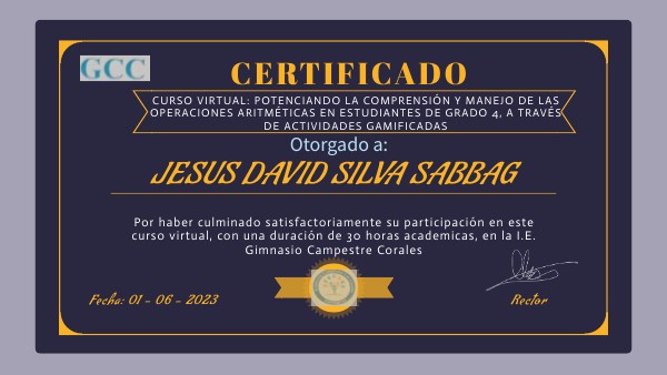 CERTIFICADO | Genially