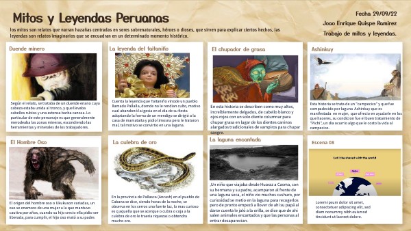 Mitos y leyendas Perú | Genially