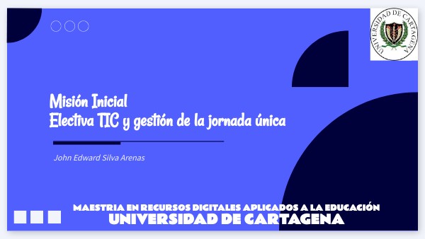 Misión Inicial Electiva | Genially