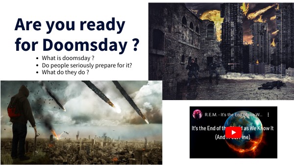doomsday preppers | Genially