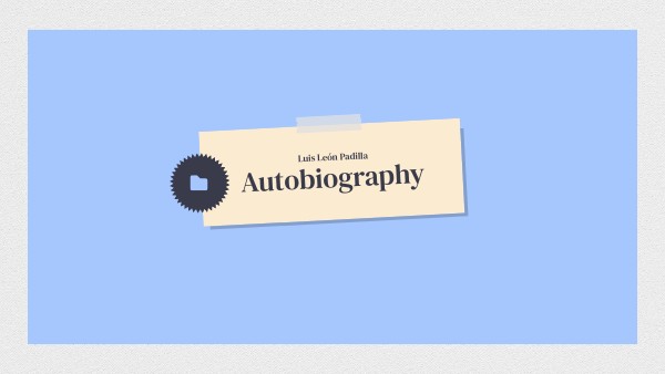 Autobiography | Genially
